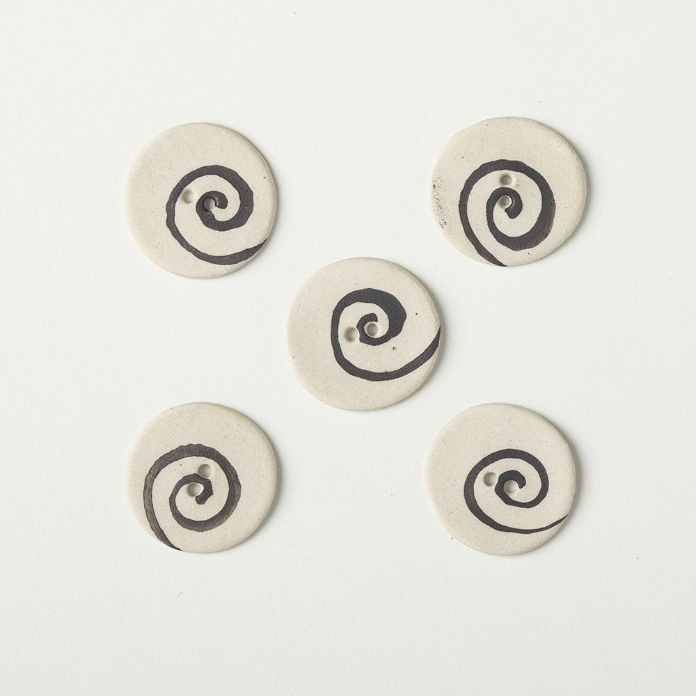 Incomparable Buttons Spirals - Unique Knitting Accessories