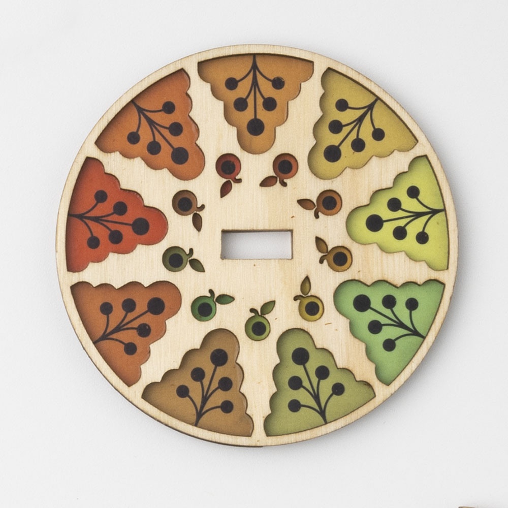 Lemonwood Mini Yarn Minder - Autumn Trees | KnitPicks.com