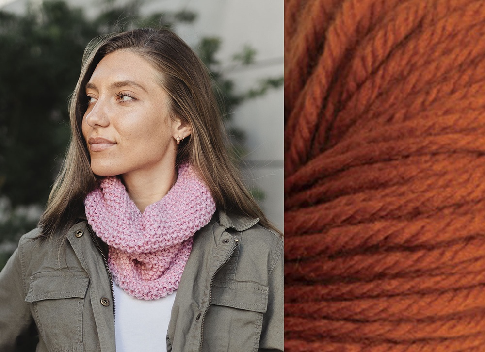 Seed Stitch Cowl Bundle – Allspice for Cozy Knits