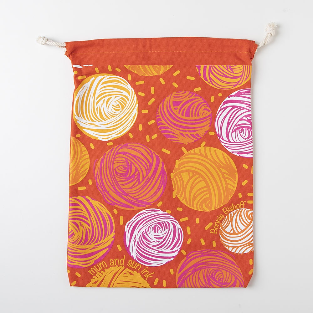 Ball of Yarn Drawstring Bag - Perfect for Projects