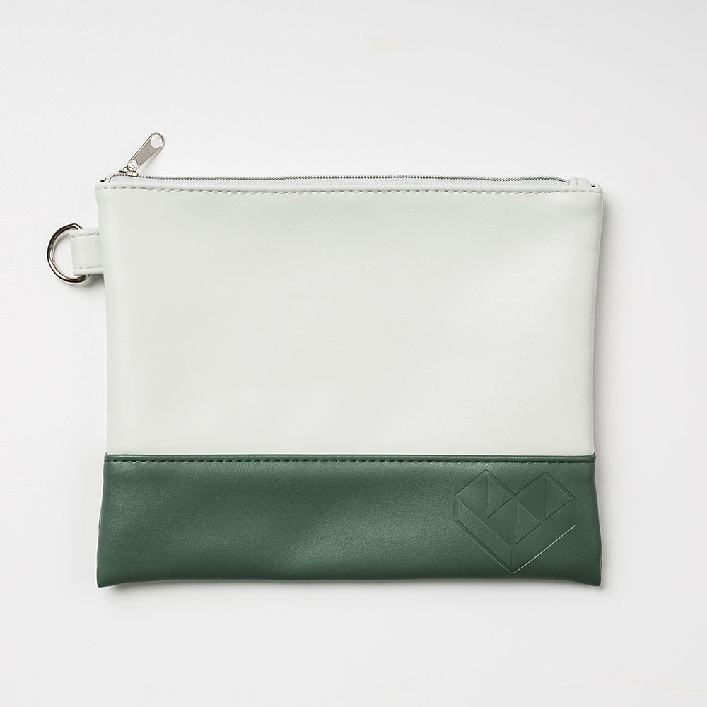 Mint Faux Leather Zip Pouch | KnitPicks.com