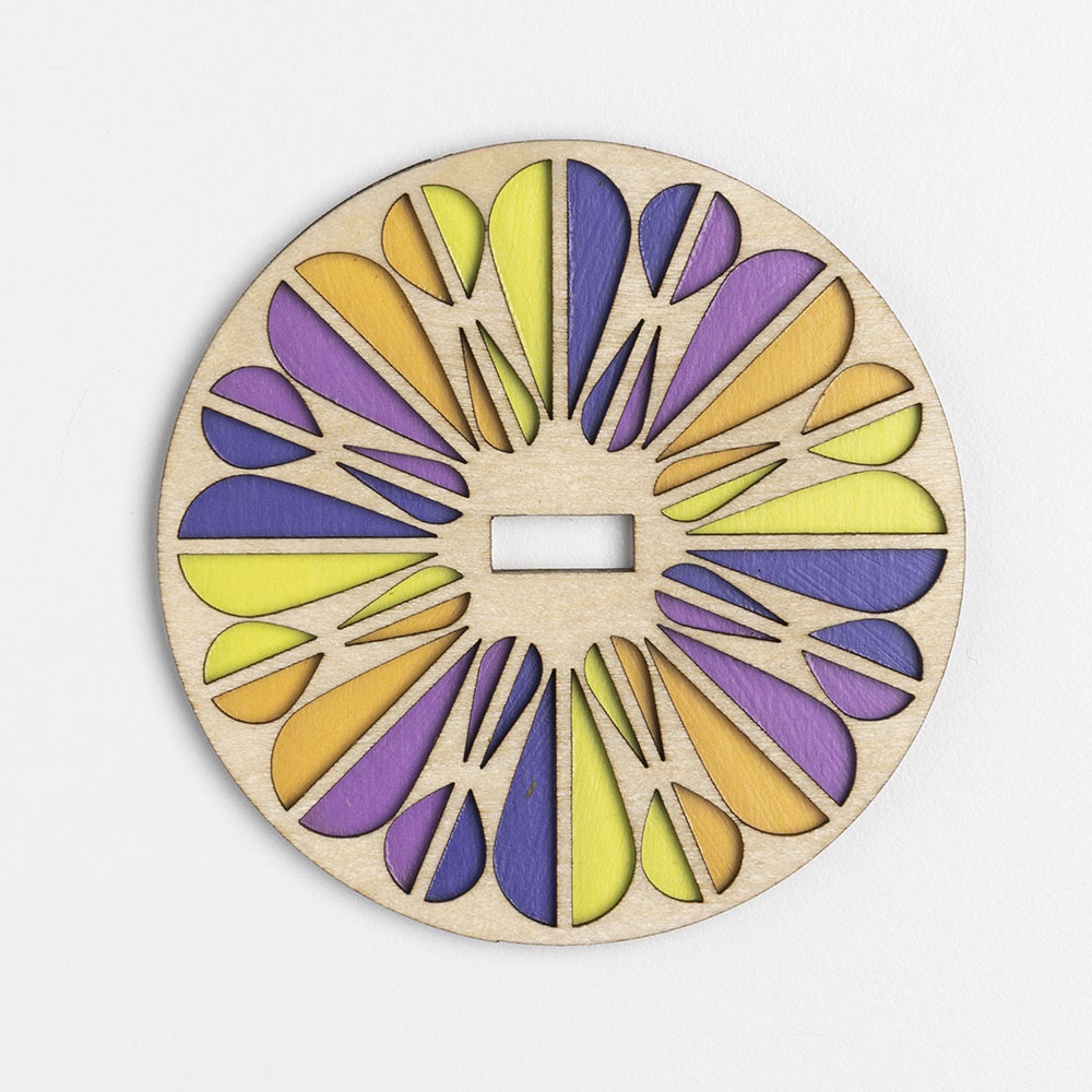 Lemonwood Mini Yarn Minder - Mid-Century Modern Drop | KnitPicks.com