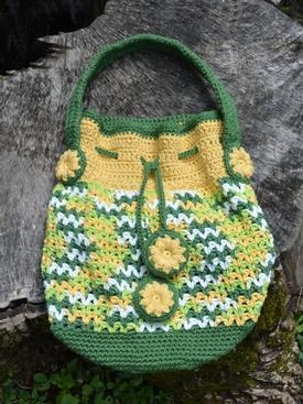Dandelion Lunch Bag Crochet Pattern