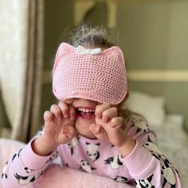 Cute Cat Eye Mask Crochet Pattern