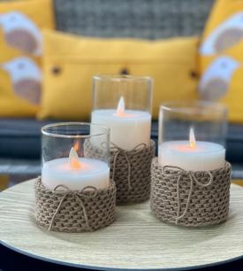Farmhouse Candle Cozy Crochet Pattern
