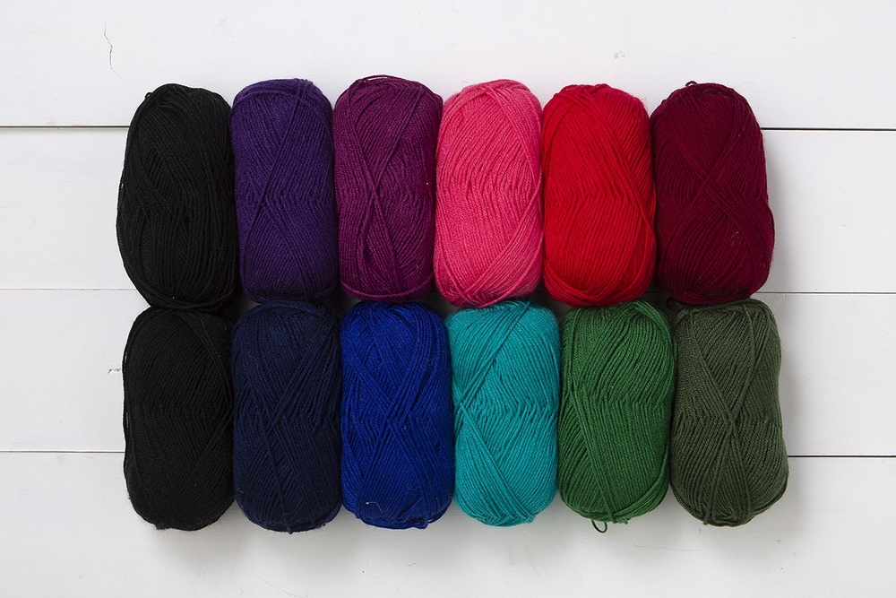 Hue Shift Yarn Pack – Jewel Tones for Crochet Projects