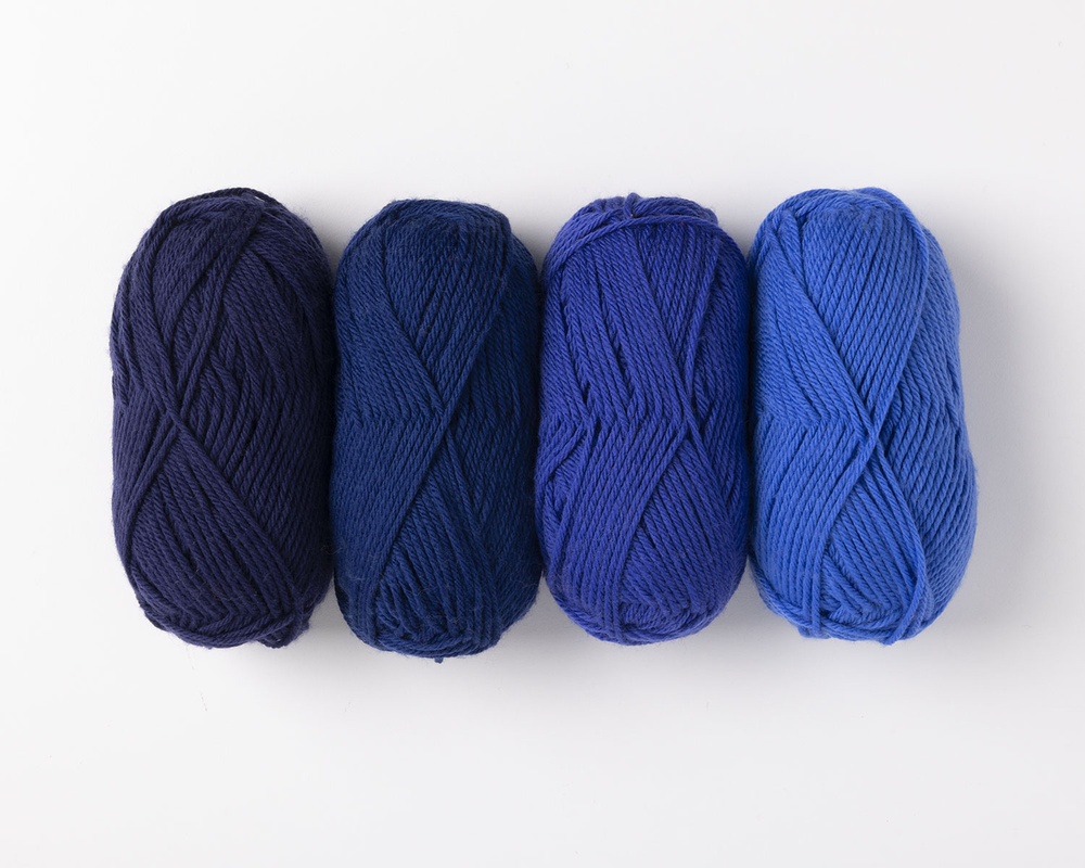 Swish Worsted Blue Violets Yarn Pack