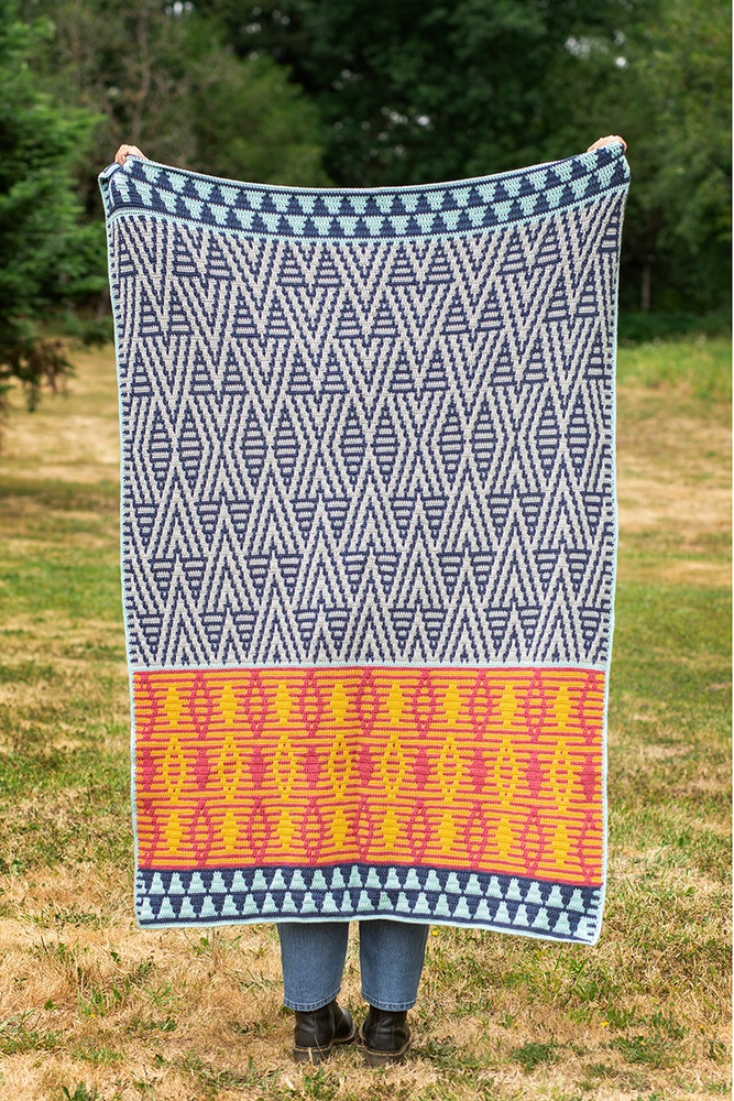 Mickalene Mosaic Blanket – Stunning Crochet Pattern