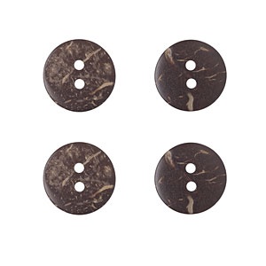 Coconut Buttons 15mm - Natural & Elegant