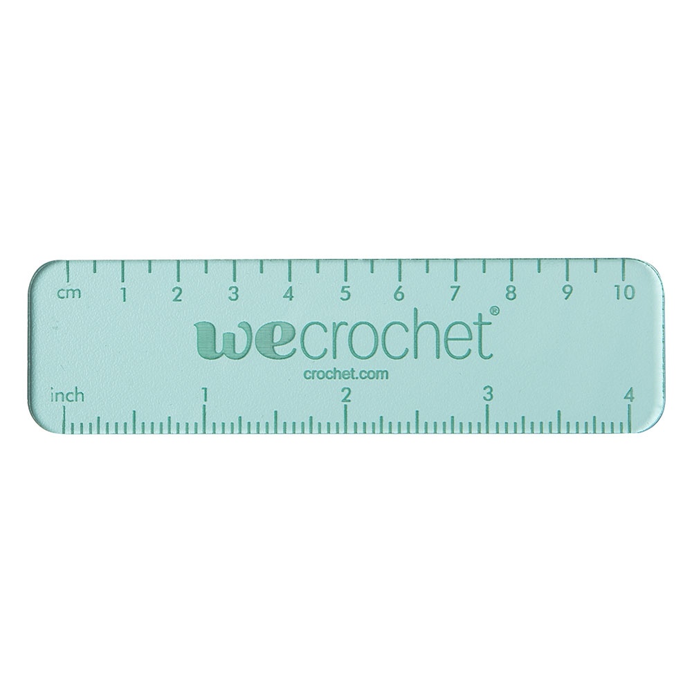 Crochet Acrylic Ruler – Perfect for Measuring Yarn