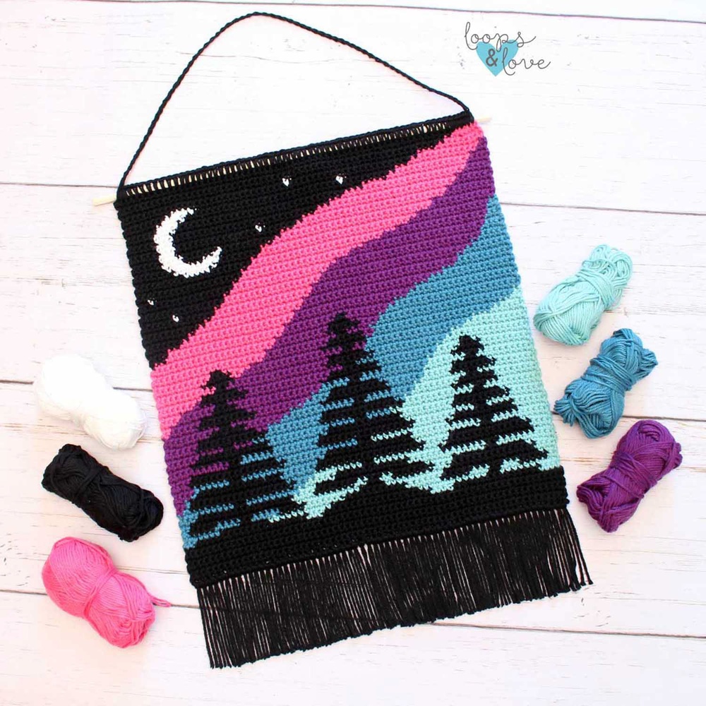 Northern Lights Wall Hanging | Crochet.com