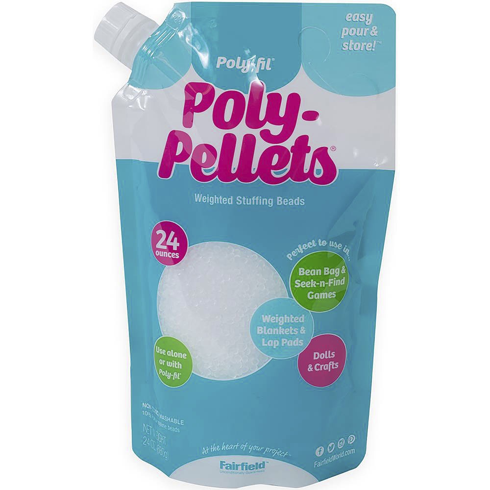 Poly-Fil® Poly Pellets® Weighted Stuffing Beads 24oz bag | Crochet.com